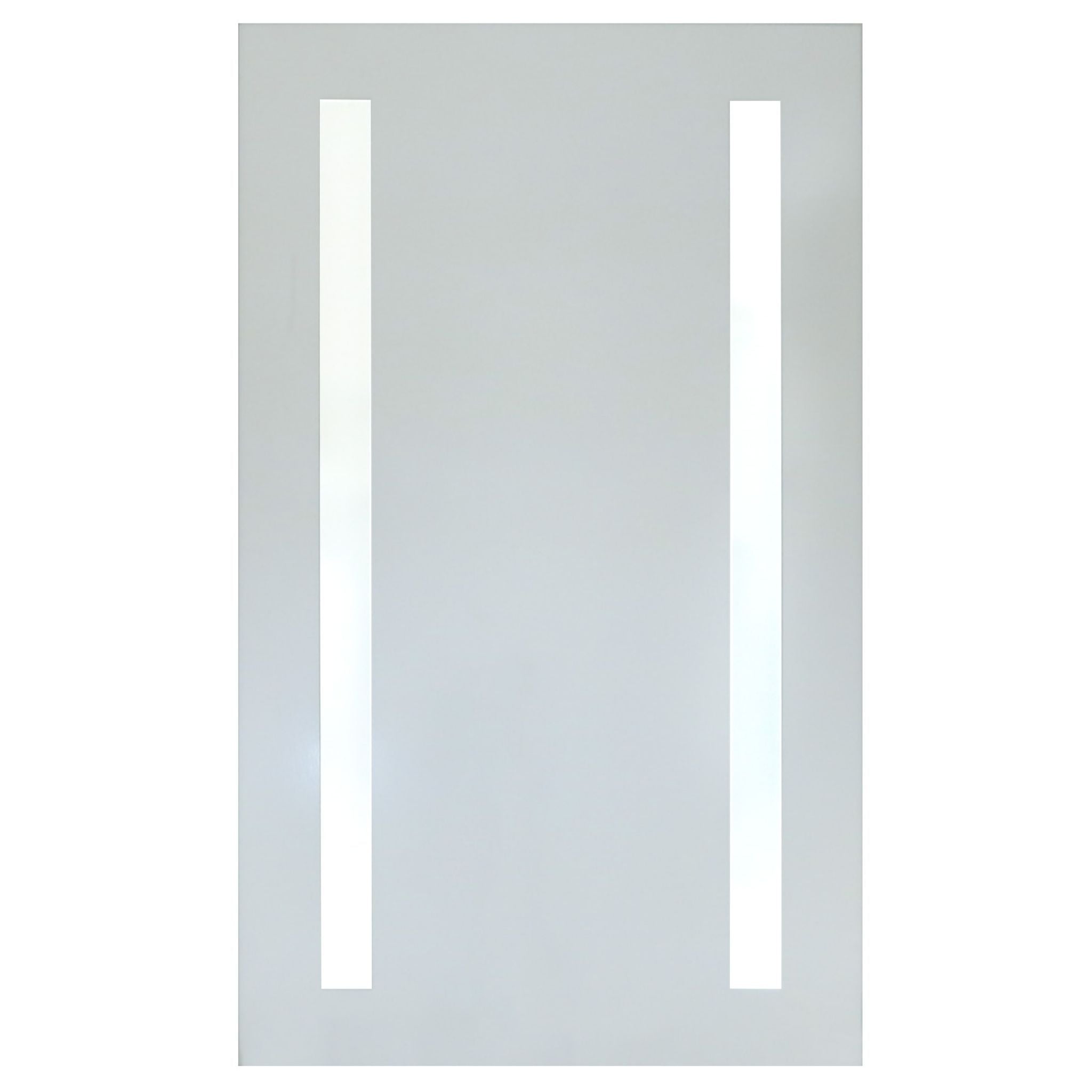 Vertically-Striped LED Mirror – Lumivert Lighting